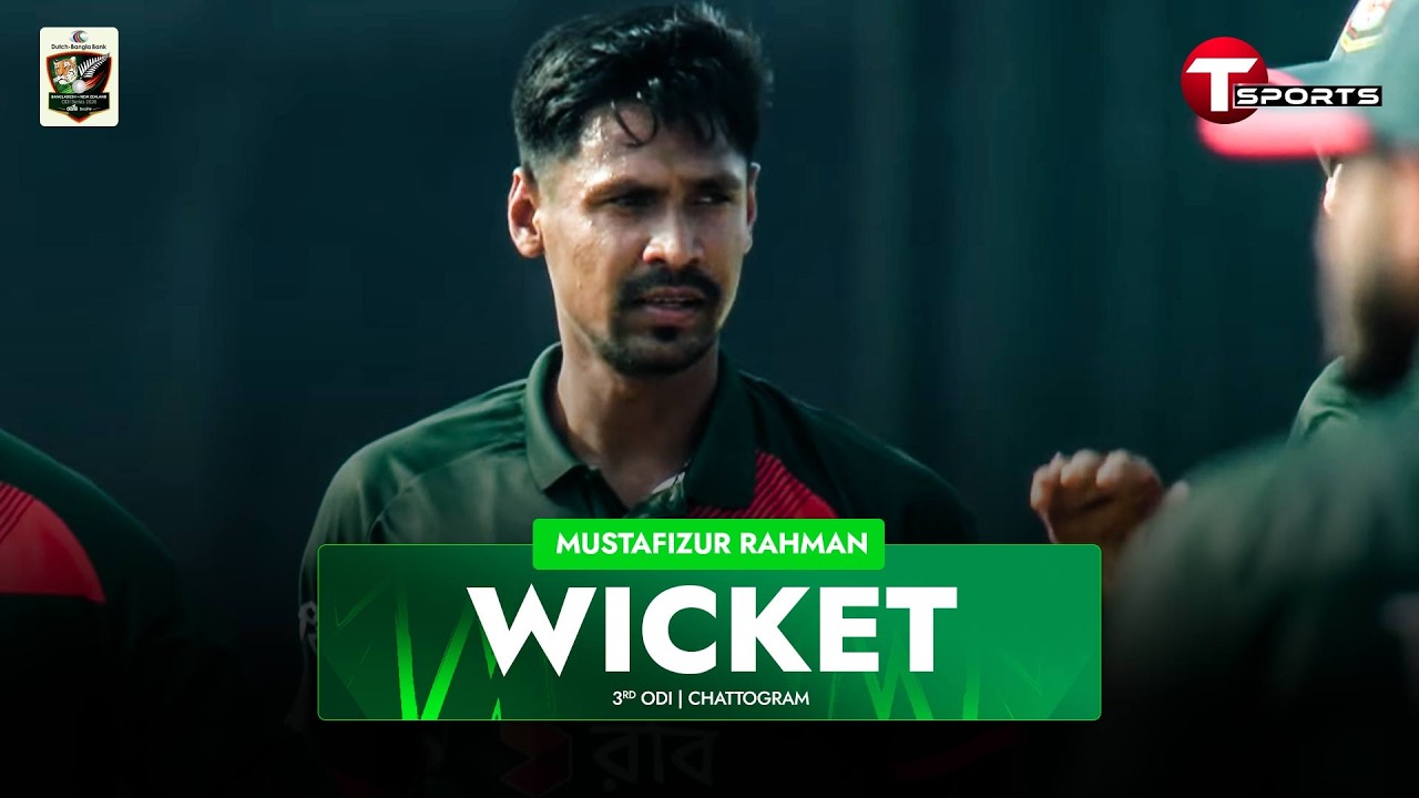 A sharp bouncer and Nicholls is gone! The Fizz delivers 💥| 3rd ODI | T Sports