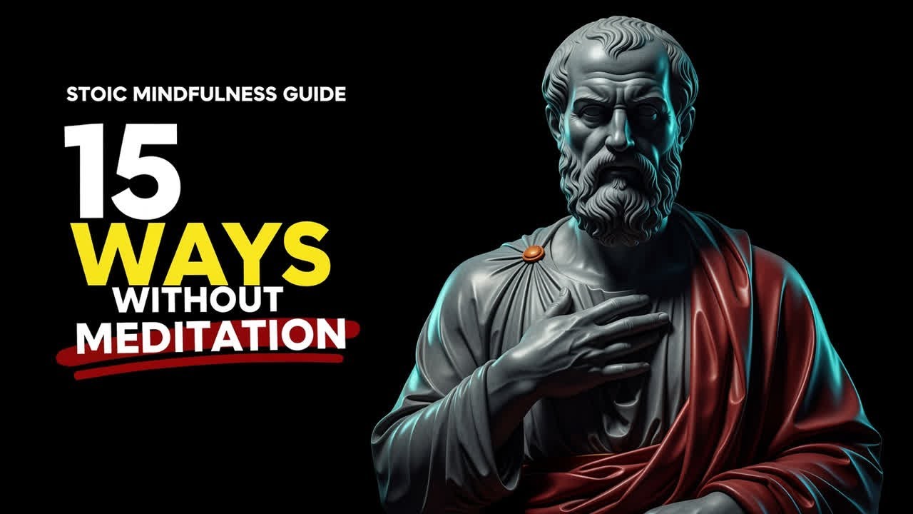 Stoic MINDFULNESS Without Meditation in 15 Everyday Practices