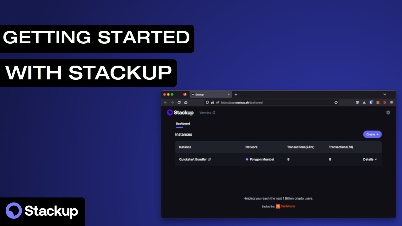 Stackup Quickstart - OLD VERSION