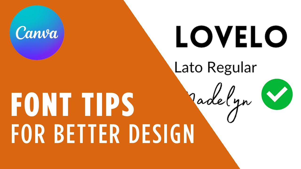 Font Tips & Tricks For Better Canva Designs