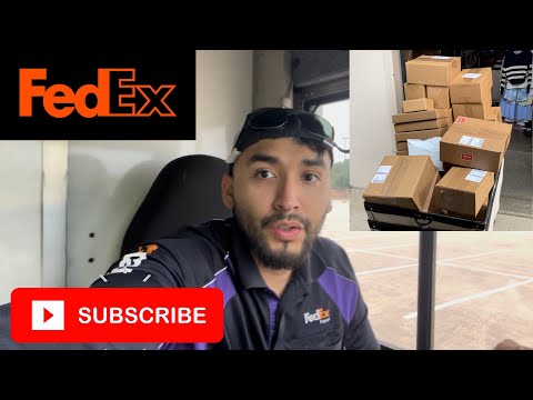 FedEx Delivery Driver ( what to expect on a Monday. )