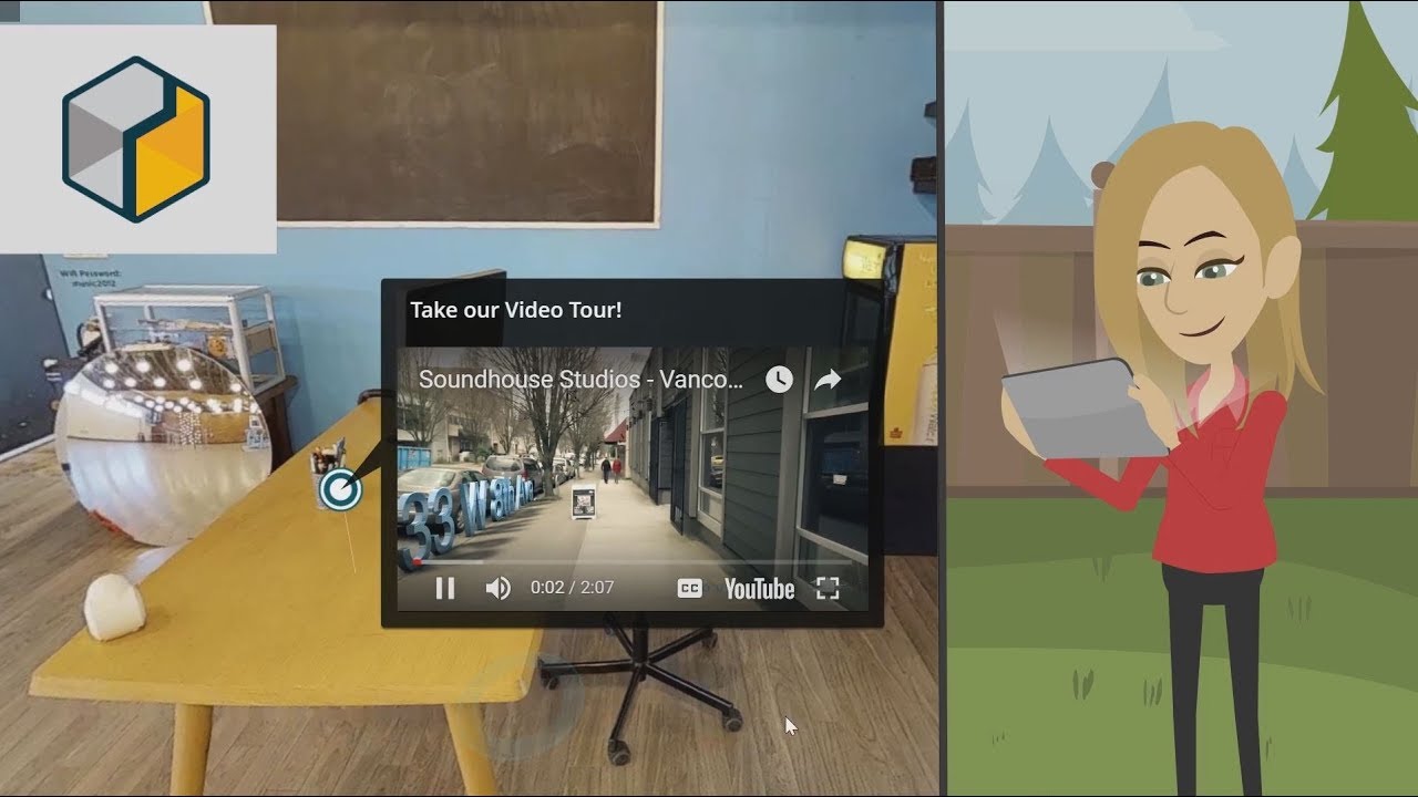 Matterport 3D or Google Street View