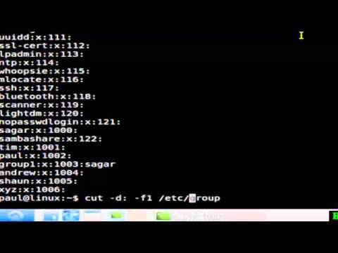 How to list all groups in Linux