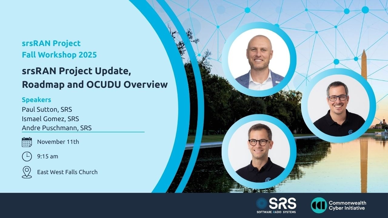 srsRAN Fall Workshop 2025: srsRAN Project Update, Roadmap and OCUDU Overview