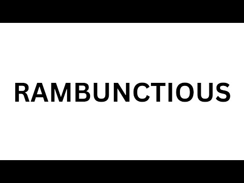 How to pronounce Rambunctious | what is meaning? listen pronunciation