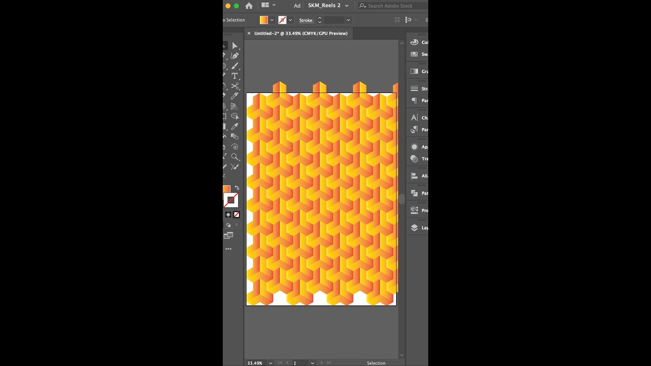How to create a vector modern seamless geometric patterns #fyp #viralshorts #shorts #viral