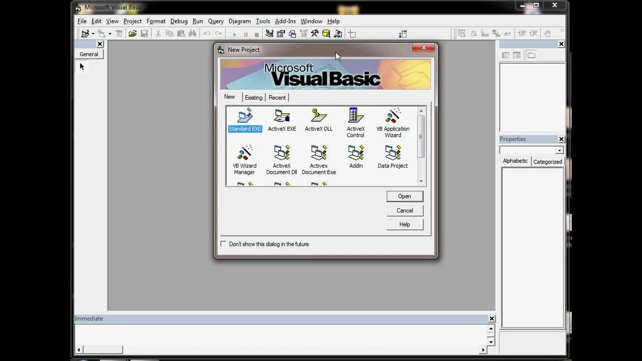 VB6 Tutorial 002 - Creating your first program