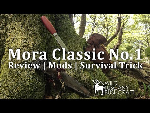 Mora Classic No.1 Knife | Review | Mods | Survival Trick | Wild Tuscany ...