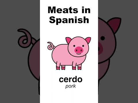 Meats in Spanish....