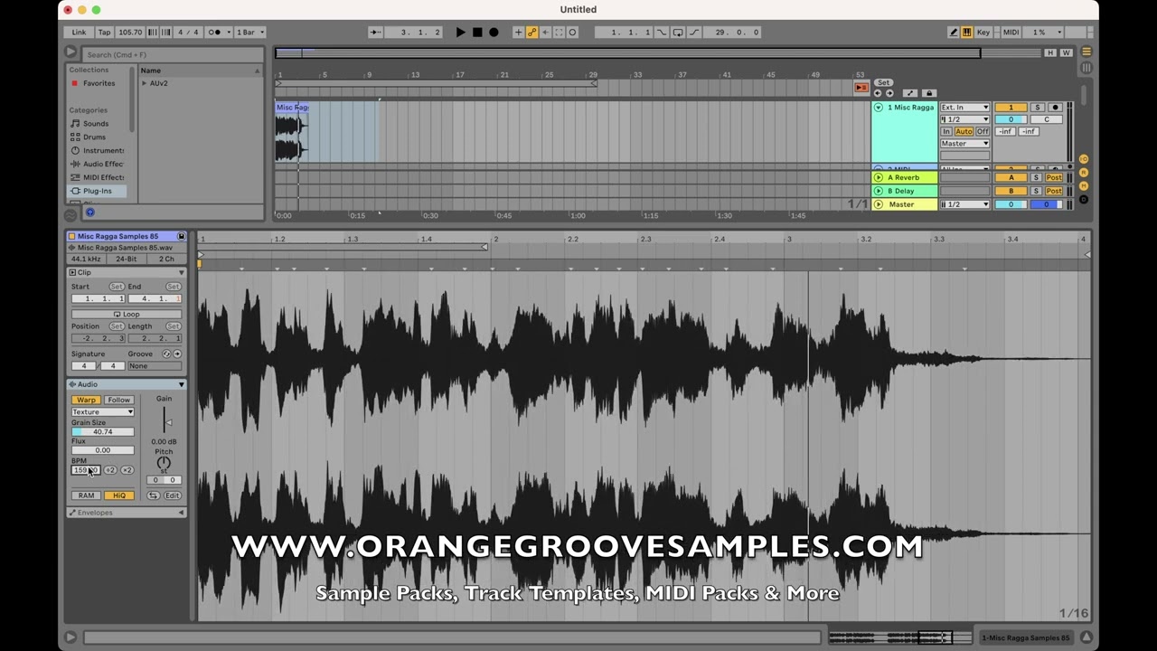 How To Speed Garage & Jungle Timestretch In Ableton Live