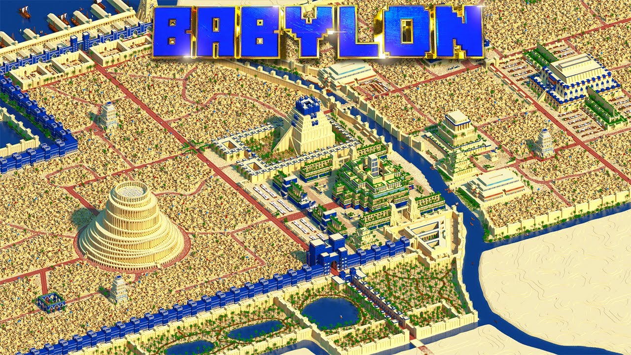 Ancient City Of Babylon Map