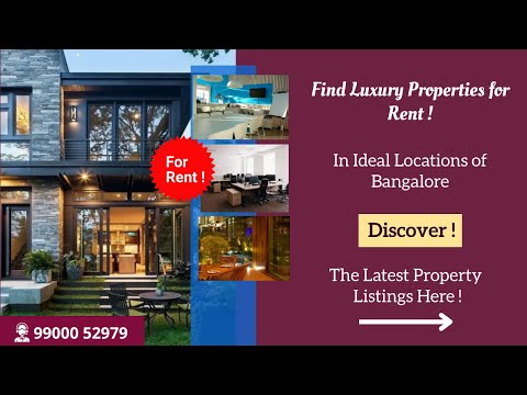 Semi Furnished 3 BHK & 4 BHK Apartments for Rent | Office Spaces for Rent | Ulsoor | Malleshwaram