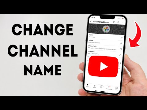 How To Change your YouTube Channel Name! (2023)
