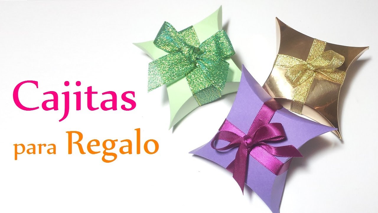 Manualidades: CAJITAS de REGALO (fáciles) - Innova Manualidades