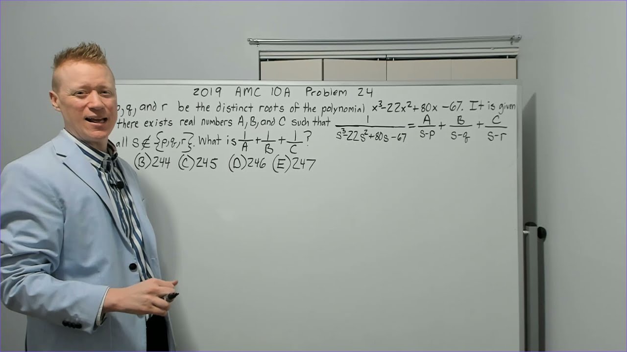 2019 AMC 10 A: Problem 24 (by Request)