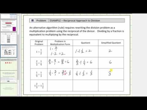Division of Fractions Using Formal Rules | Math Help from Arithmetic through Calculus and beyond