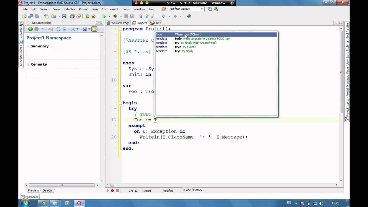 Delphi XE2 Documentation Insight