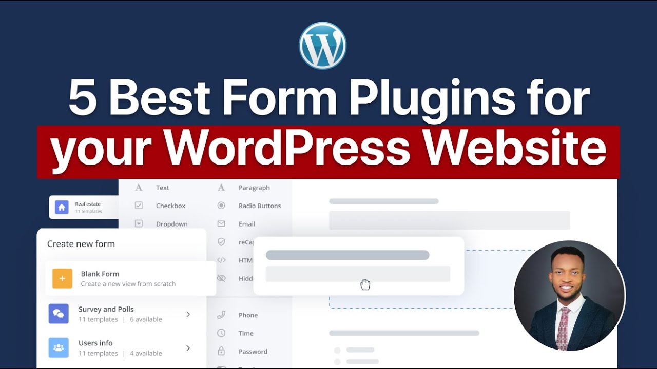 5 Best Form Plugins To Use On Your Wordpress Website