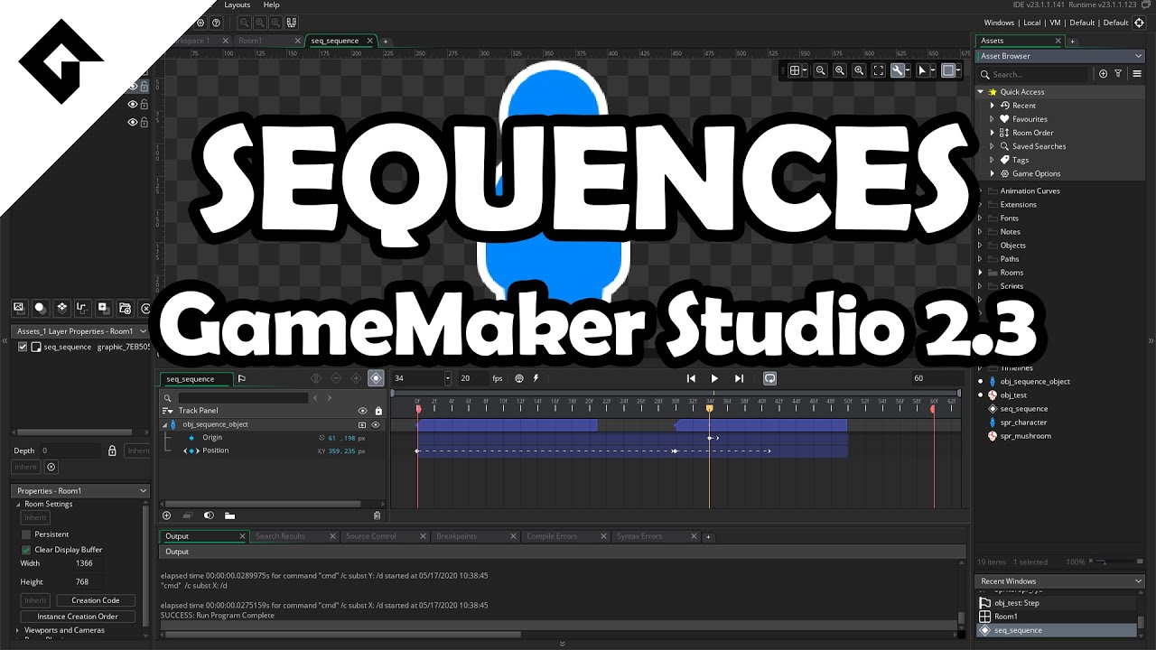 GameMaker Studio 2.3 Sequences Quick Look!