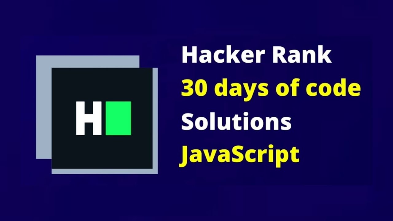 30 days of code - solutions in JavaScript