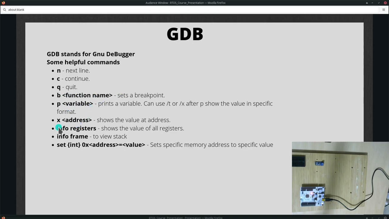 18 Debugging and analyzing code with GDB