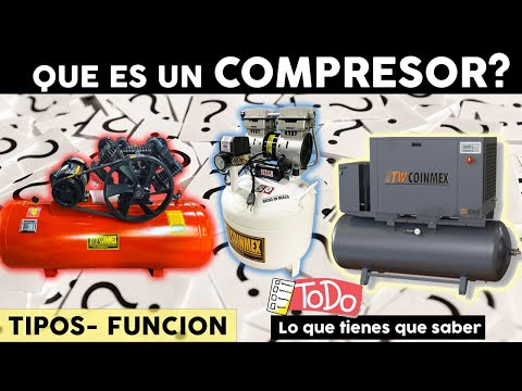 Que es un Compresor de aire? Que significa CFM y PSI? Tipos y funciones, todo lo que necesitas saber