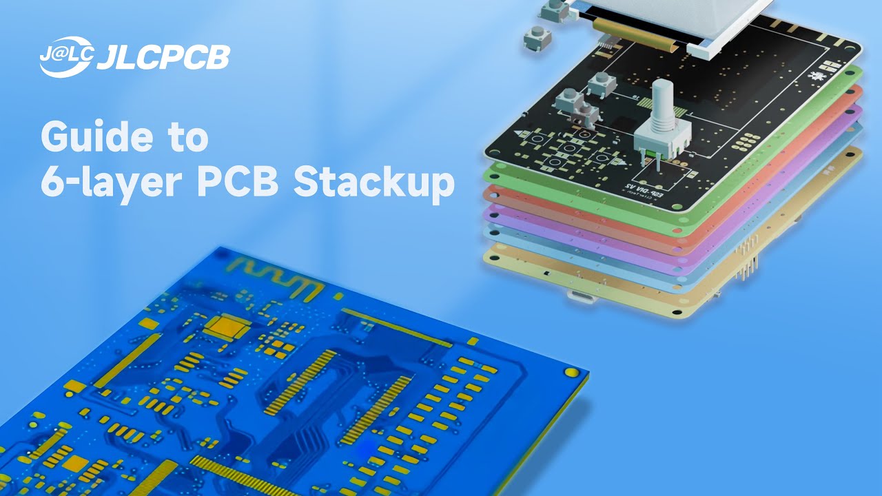 How to Design a 6-Layer PCB Stackup for Best Performance  #jlcpcb #pcbdesign #stackup