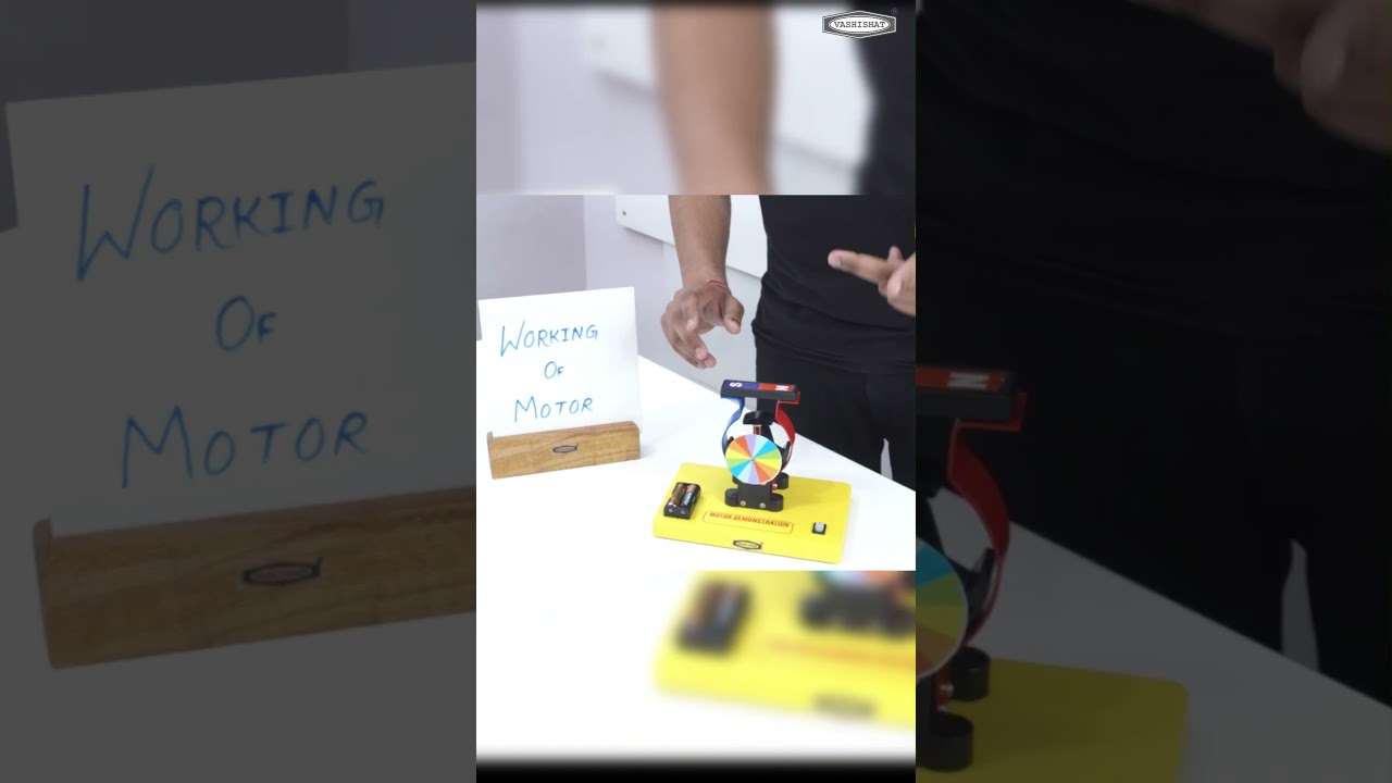 How a electric motor works | Electric Motor Model | Stemlabs | Vashishatlabs