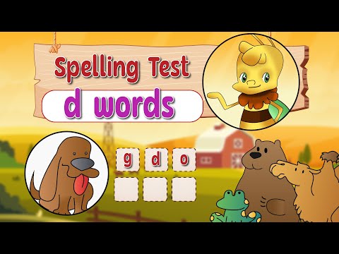 D | Spelling for Children (Official Video) | Letter Sounds | Learn with Arbee