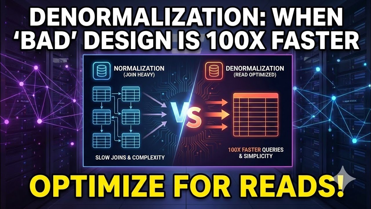 Denormalization: When 'Bad' Design is 100x Faster