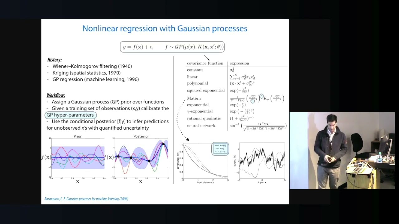 Data-driven probabilistic modeling and high-performance computing: algorithms and app