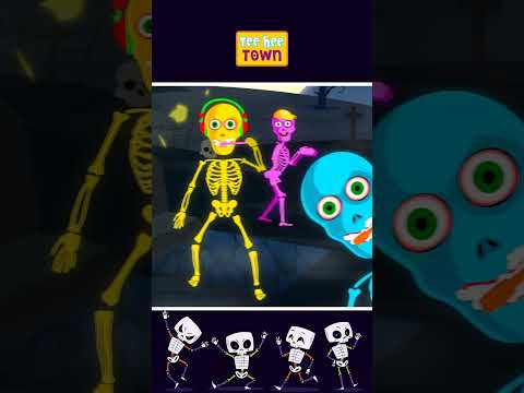 Skeleton Dance Moves - Funny #shorts #halloween #skeletons #dance