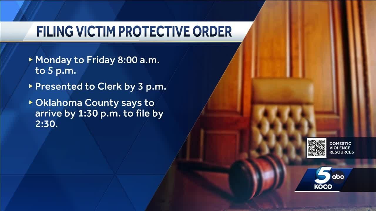 How to file a victim protective order in Oklahoma County