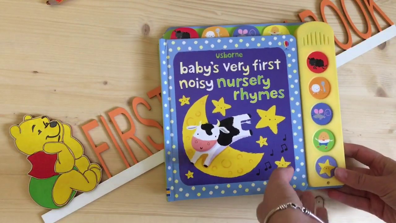 Usborne Baby's Very First Noisy Nursery Rhymes | Sound Board Book | Look Inside Best Children Book