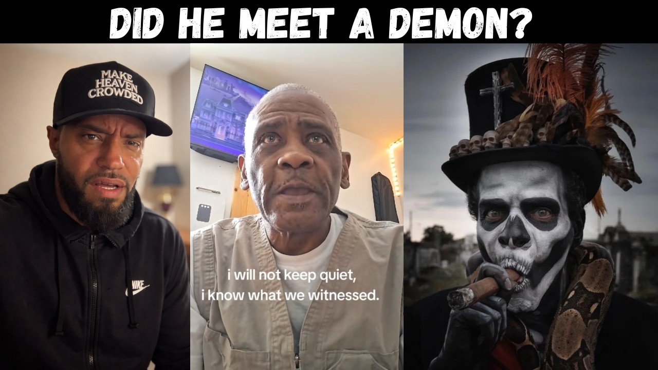 Man has a spiritual encounter at a crossroads!