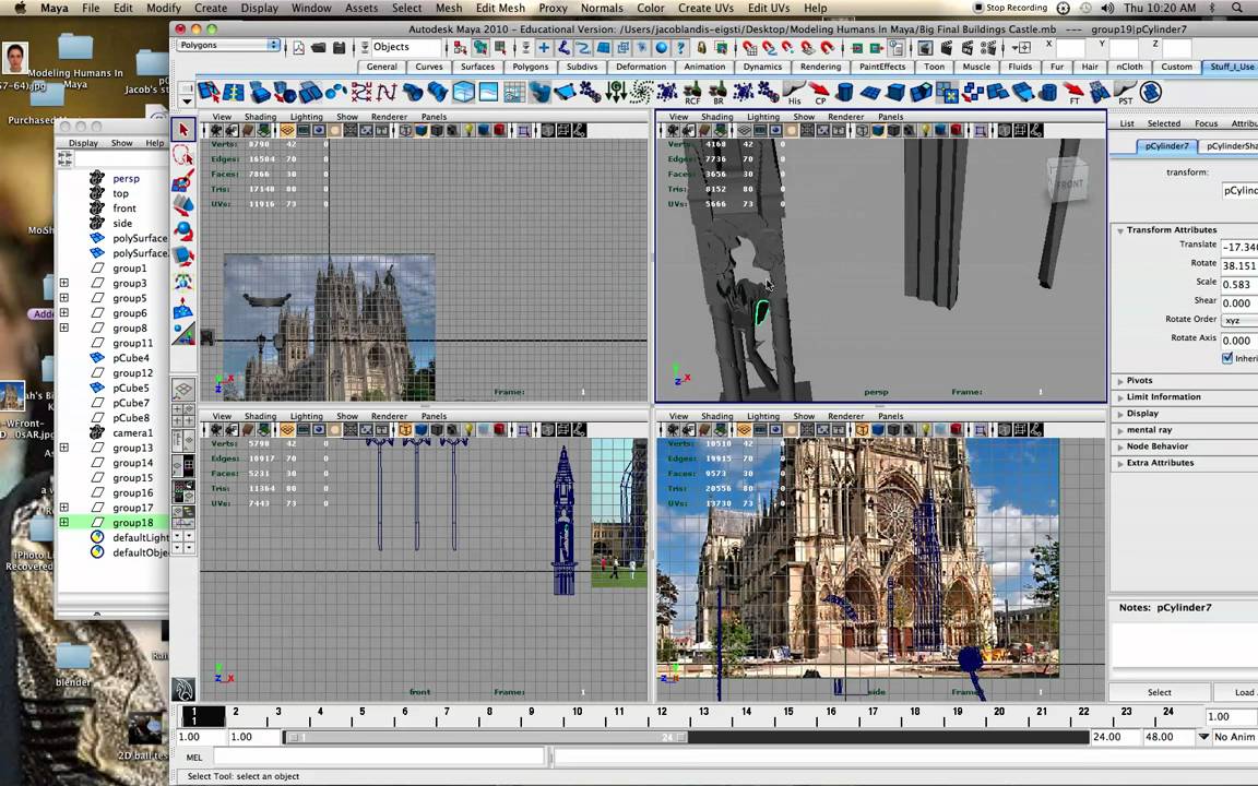 Maya: A tutorial on grouping