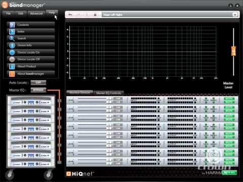 HiQnet Band Manager: Program Launch and Populate
