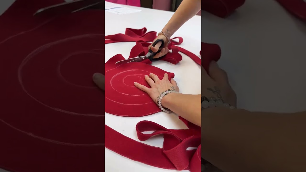 flounce tutorial #spiralflounce #ruffles #flouncetutorial