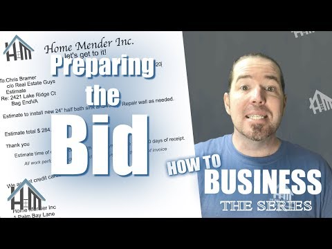 How to Estimate a job, create bid, prepare estimate! Easy!
