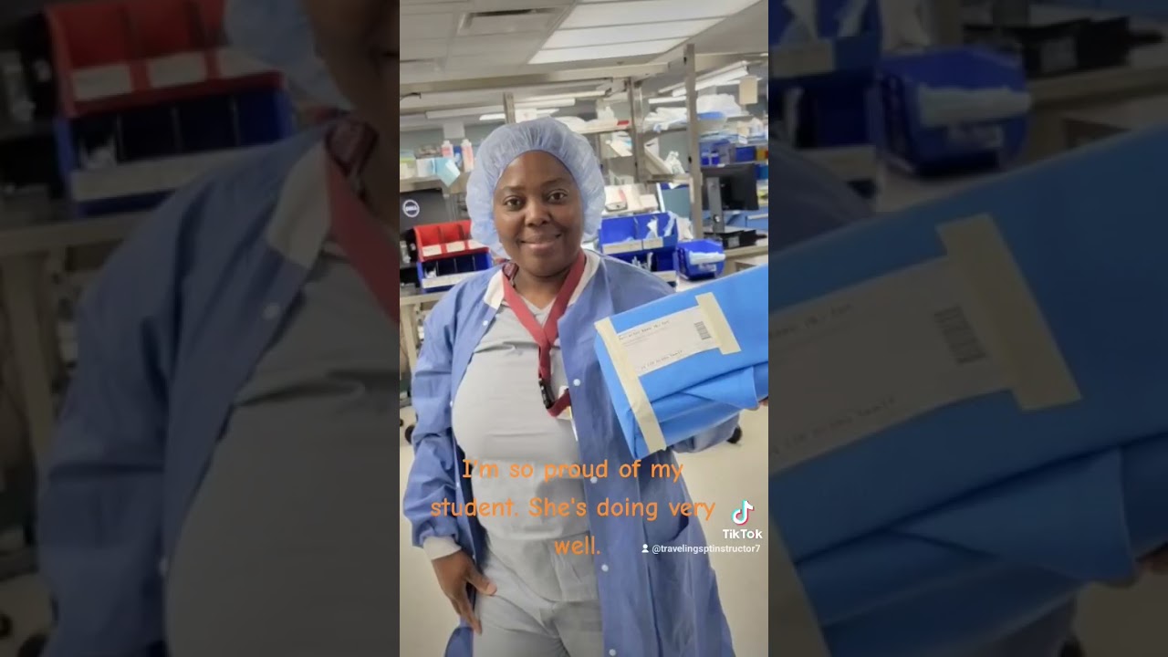 So proud of my student #hspa #CBSPD  #centralsterileprocessing #sterileprocessing #fyp #foryoupage