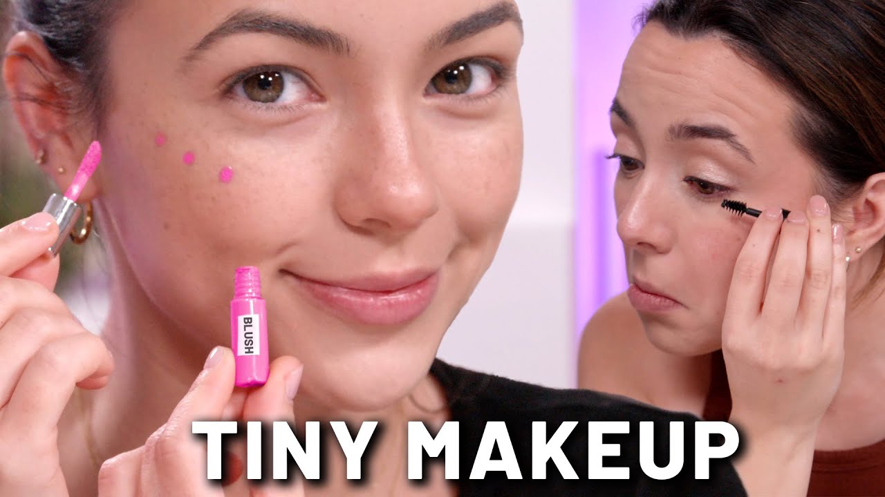 Tiny Makeup Routine! - Merrell Twins