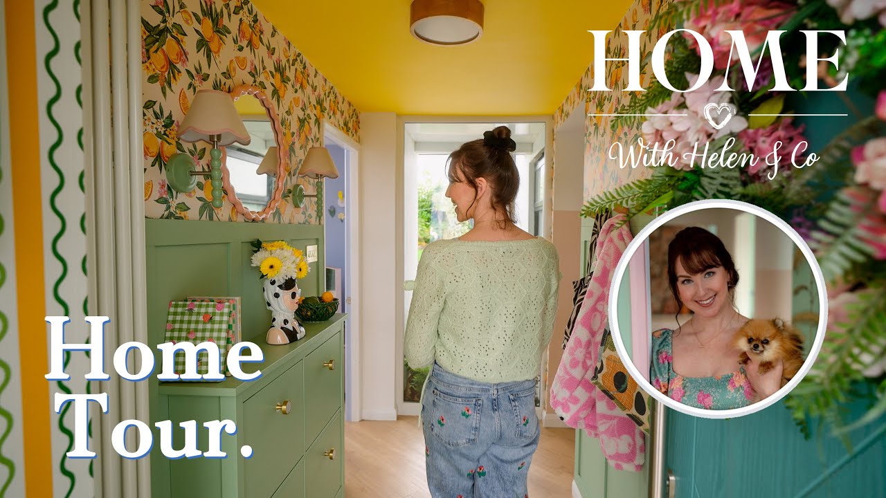 Colourful Home Tour | Instagram Famous Home with Cozy Interior & Yellow Ceiling