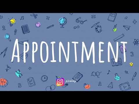 Appointment meaning | Word of the Day | Learn English Vocabulary