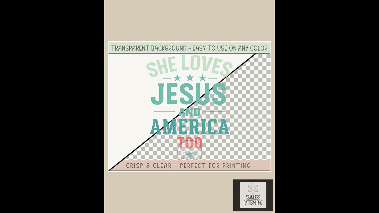 She Loves Jesus Family America Shirt PNG, Patriotic Christian T-Shirt Design, Faith Freedom Subli...