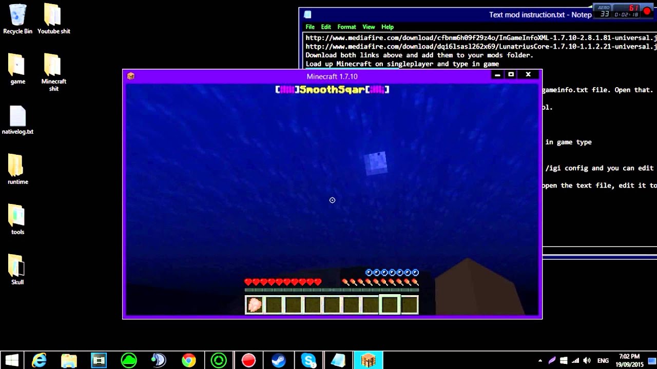 TUTORIAL FOR TEXT MOD!