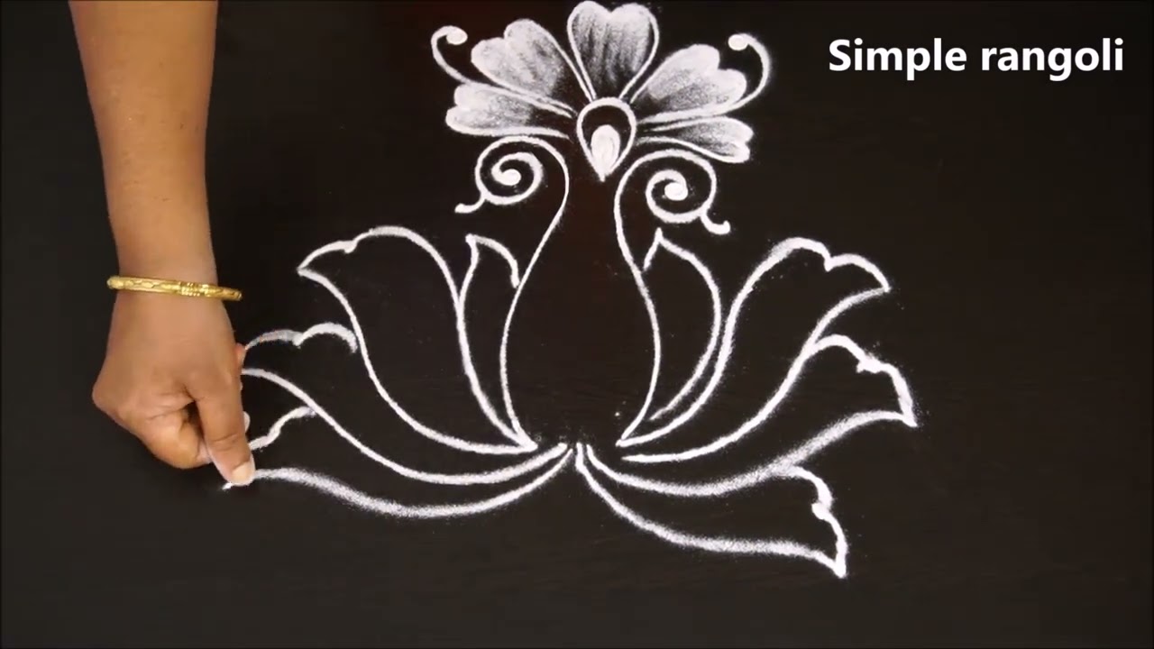 Easy Muggulu Designs For Beginners - Blouse Designs