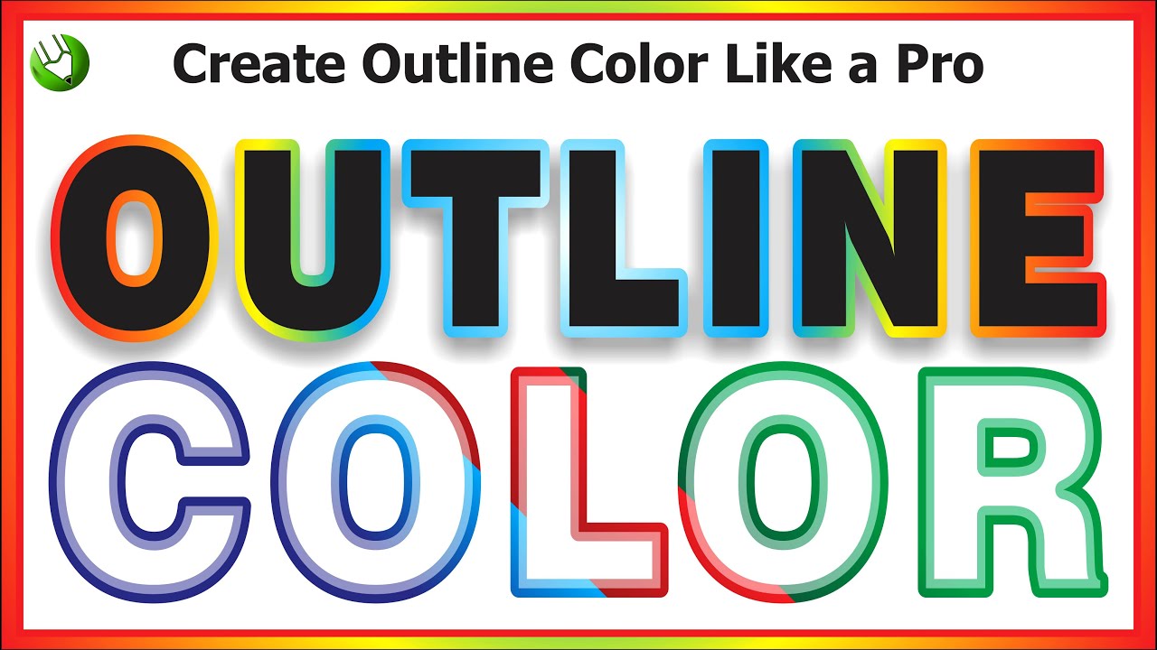 Coreldraw Designing Tips 02 | How to Create Outline Color in CorelDraw