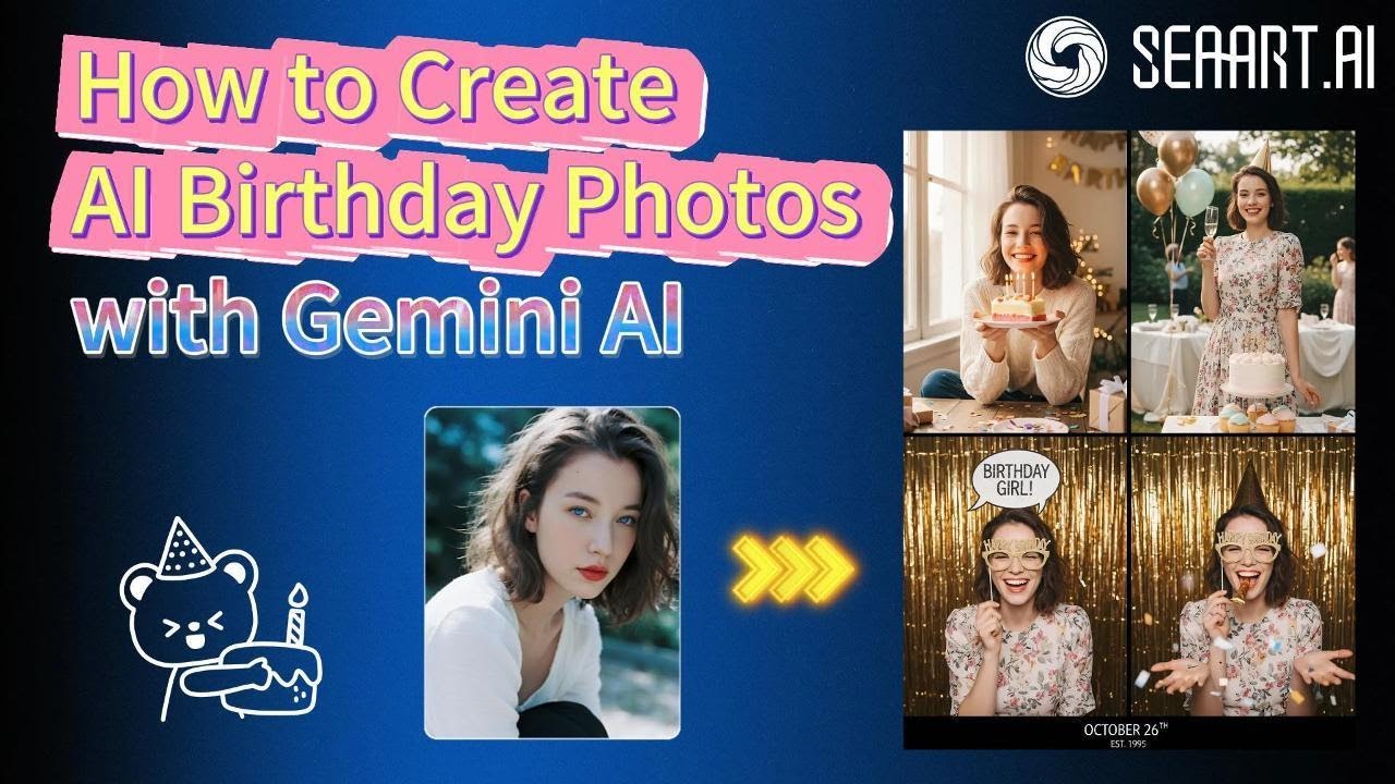How to Create AI Birthday Photos with Gemini AI 🎂 [Step-by-Step Guide]