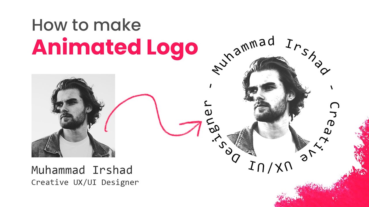 Animated Circle Text Logo Effects using CSS & Javascript