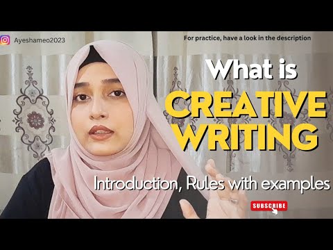 What is creative writing?Definition, Rules, purpose and examples | Ayesha Meo #learnenglish